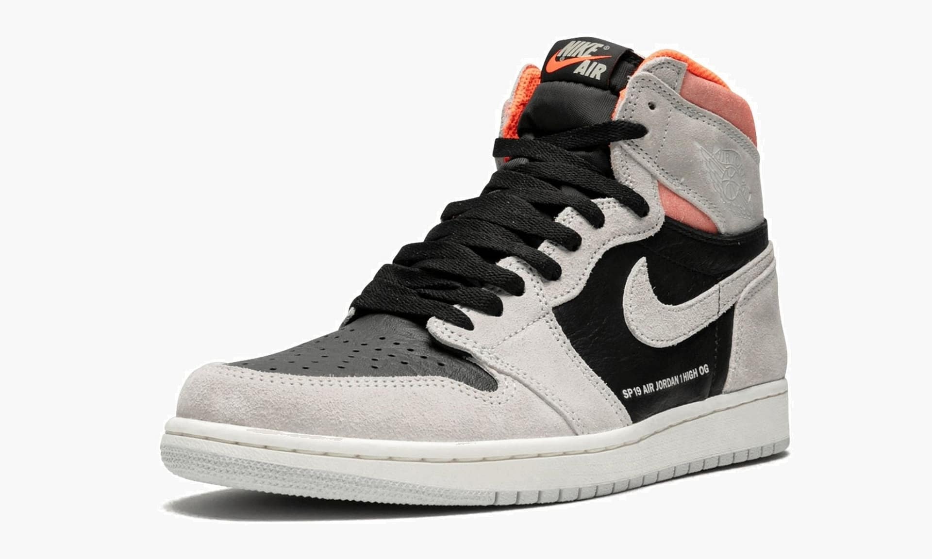 Air Jordan 1 Retro High OG Neutral Grey Hyper Crimson – sneakersoutletco